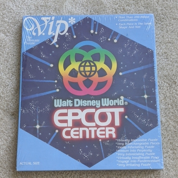 Disney | Games | New Epcot Center Vip Puzzle | Poshmark